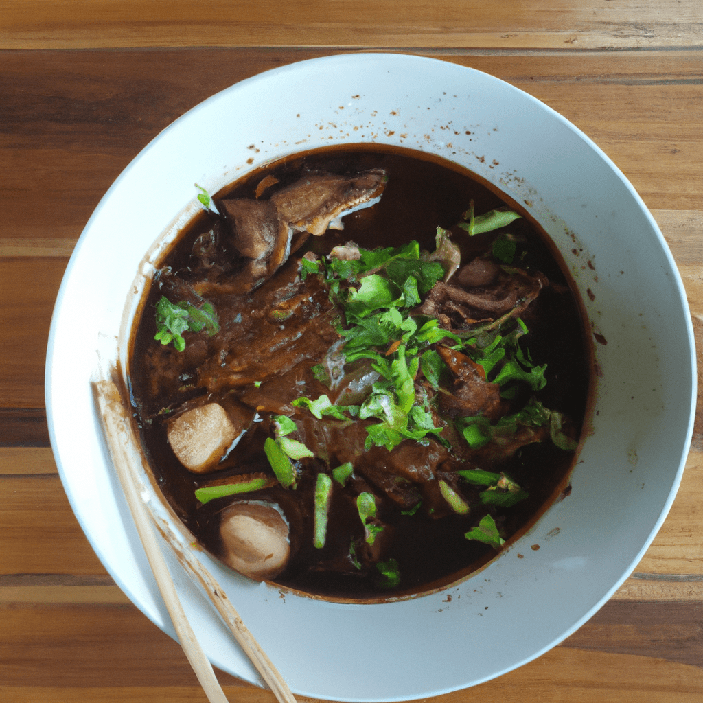 Boat Noodles (ก๋วยเตี๋ยวเรือ) – Dark, strong noodle soup – RamenHeaven