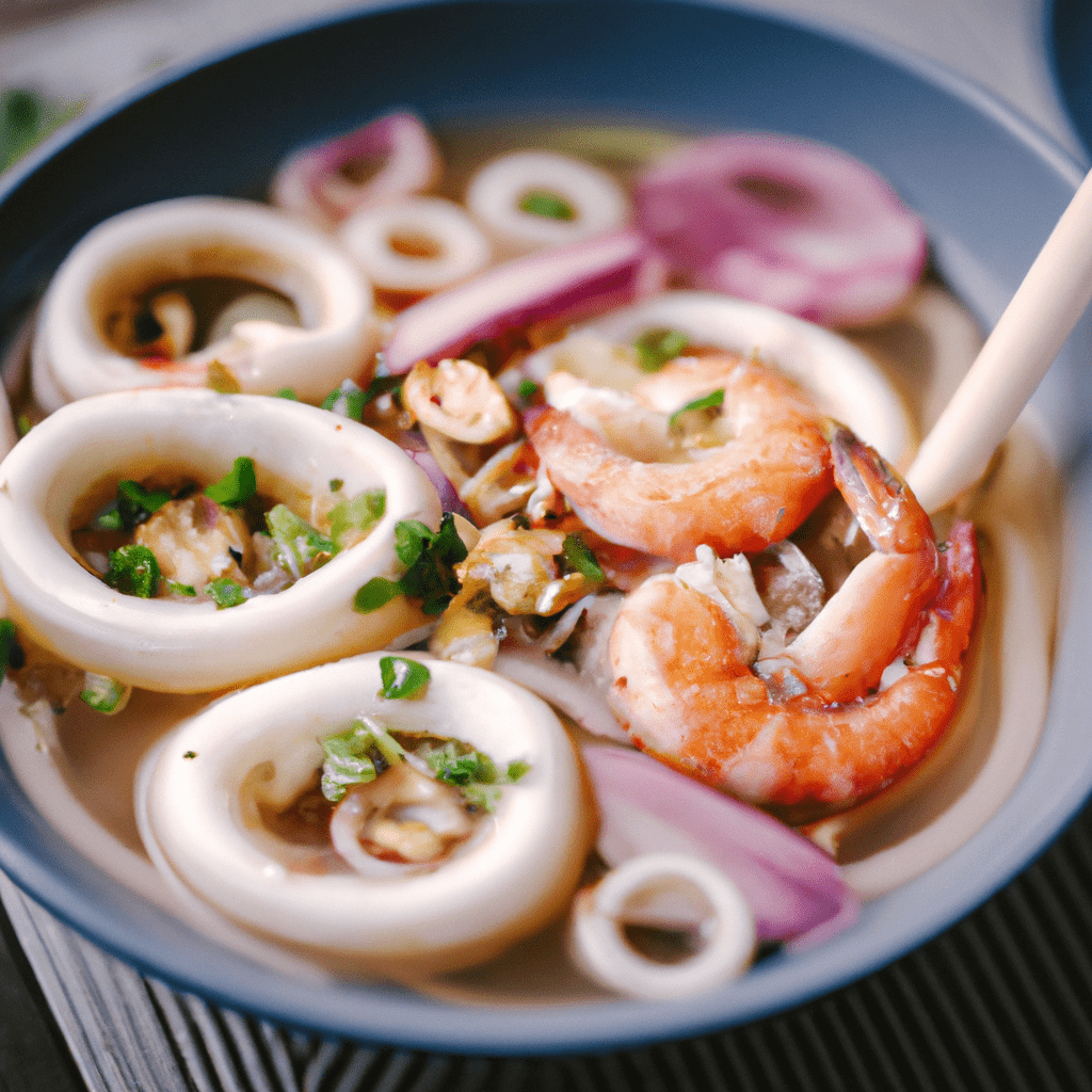 Champon (ちゃんぽん) – Noodle soup with seafood – RamenHeaven