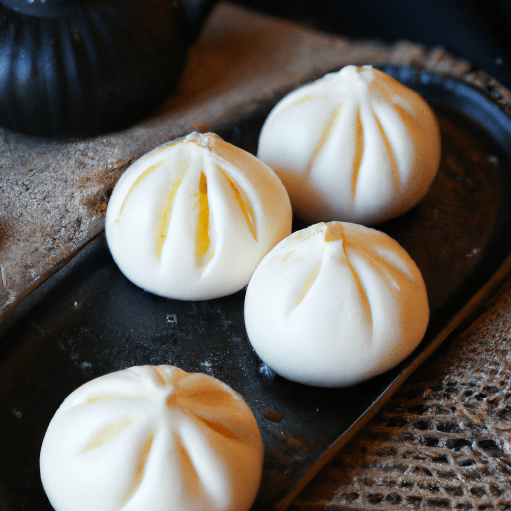Nai Huang Bao (奶黄包) – Gedämpfte Brötchen mit Puddingfüllung – RamenHeaven