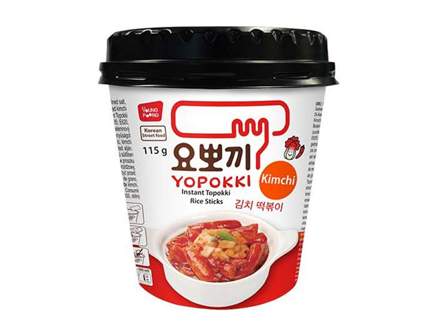 Yopokki Kimchi Topokki (rice cake) 115g – RamenHeaven